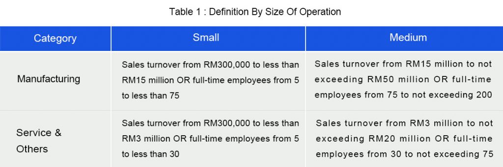 Official Definition of SME - SMEinfo Portal